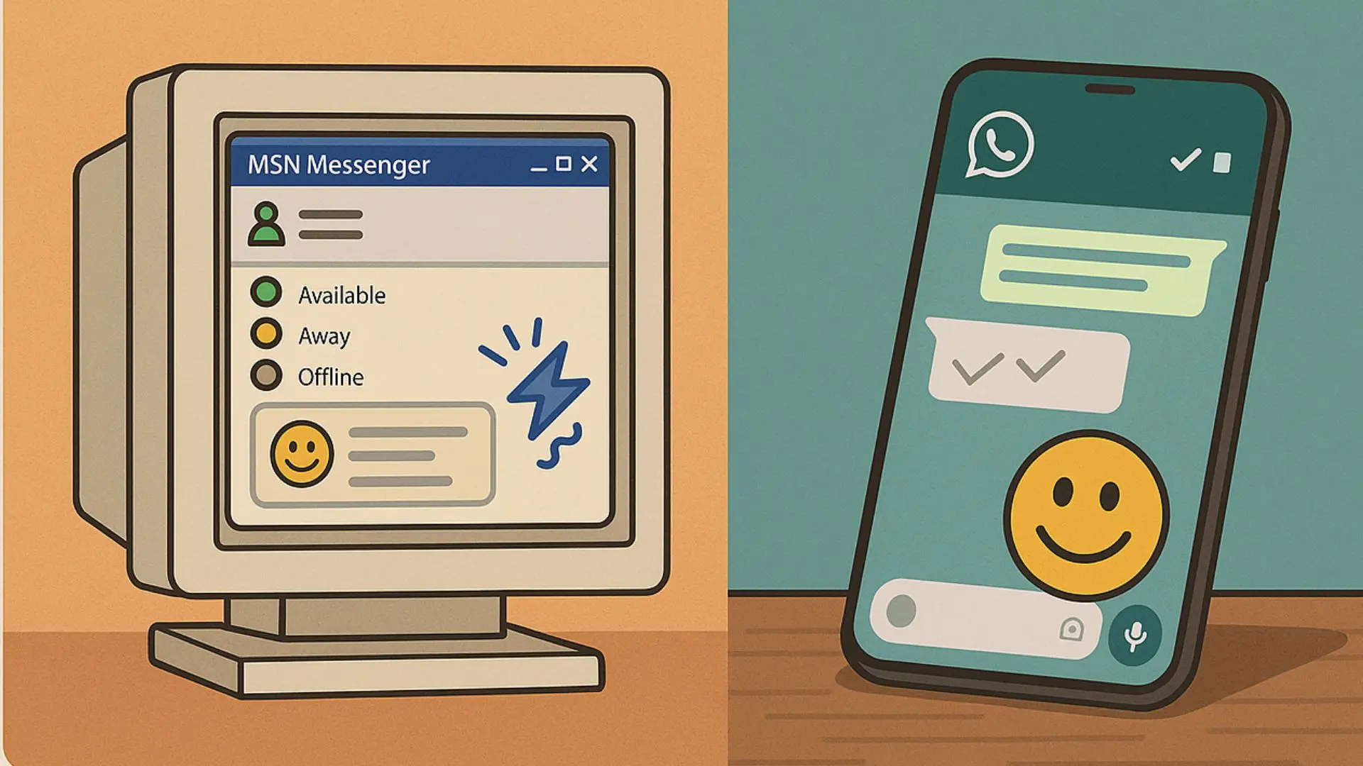 La evolución del chat: de MSN Messenger a WhatsApp en 26 años - CIERVAL