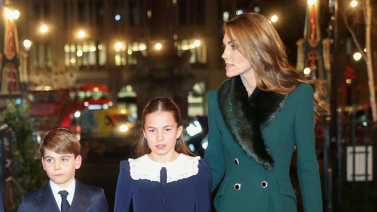 Kate Middleton y sus hijos disfrutan de un espectáculo navideño en ...
